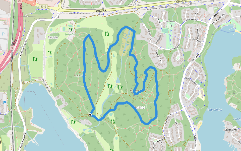 Sippulanniemi nature trail in Keski-Suomi | Walking Map