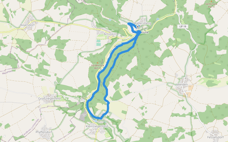 Lions-Weg (Weismain) in Bayern | Walking Map