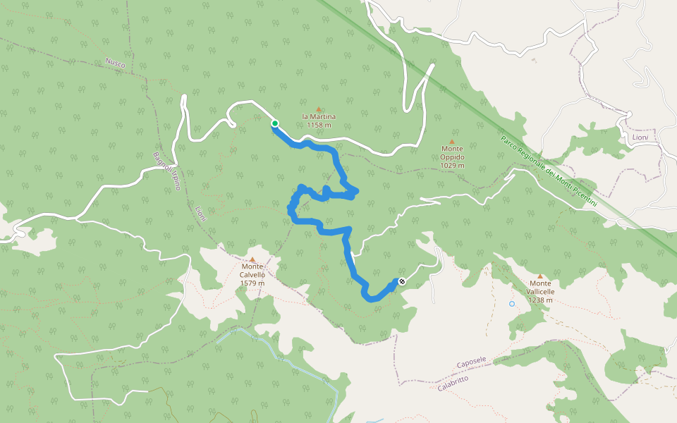 Between springs and Calvello Hiking Trail - Campania | Pacer