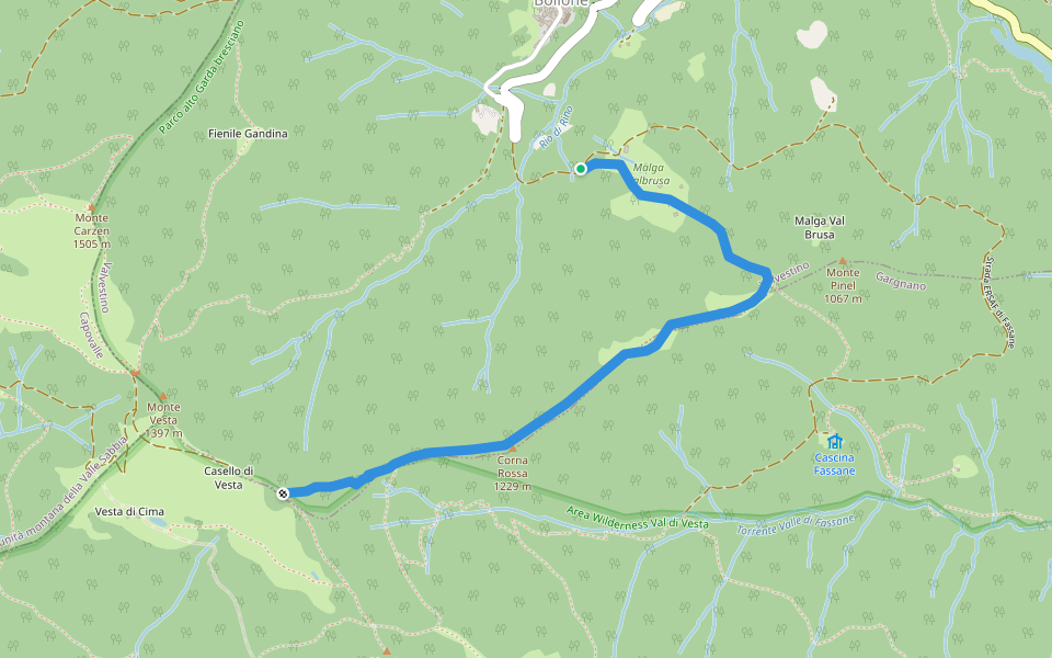 Path of the Red Horn | Walking Map