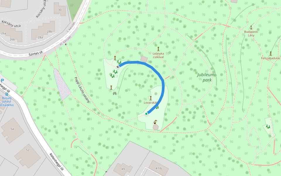Useful waste educational trail (Gellert Hill) in Budapest | Walking Map