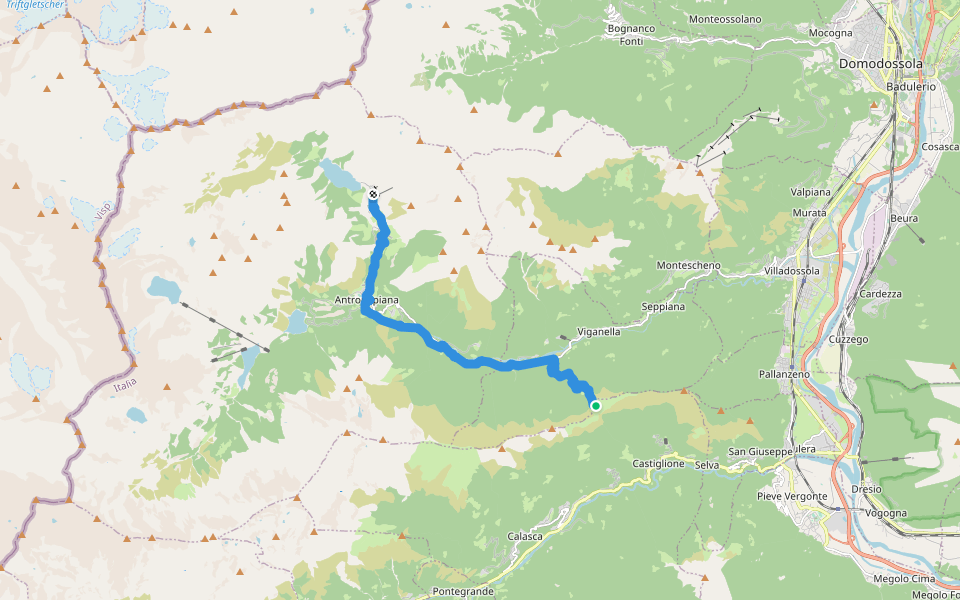 Sentiero Italia - Stage E55 | Walking Map