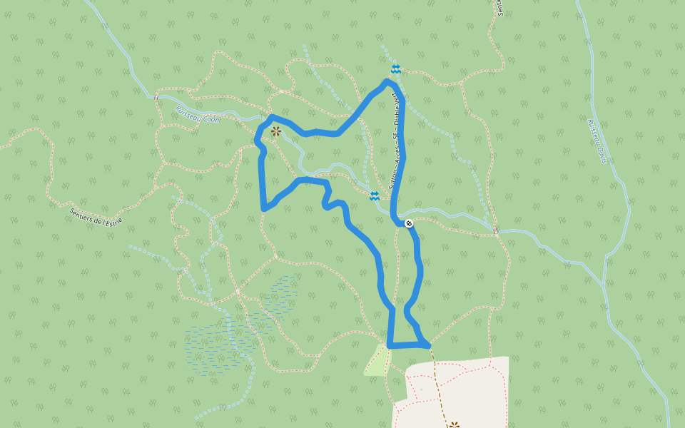 The old way Hiking Trail - Sutton, Québec | Pacer