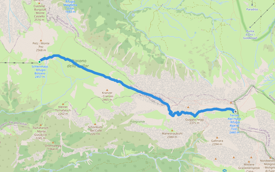 Italy Trail - Stage C17N Hiking - Trentino-Alto Adige | Pacer