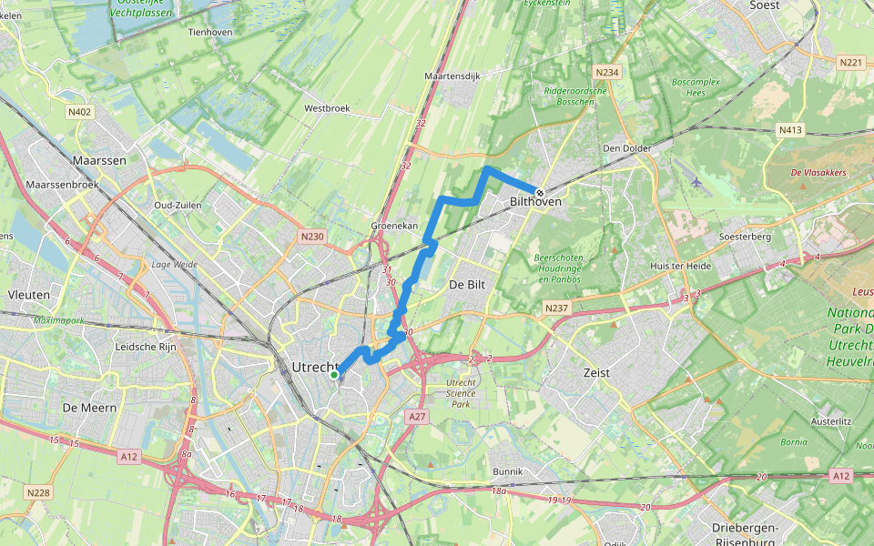 To the Hill Ridge Hiking Trail - Groenekan, Utrecht | Pacer