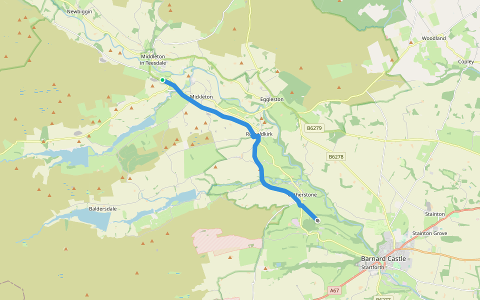 Tees Railway Path Wander- und Laufweg | Pacer