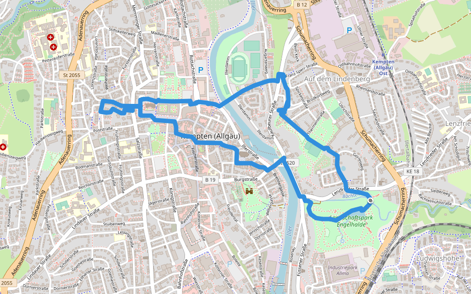 In Kneipp's footsteps in Bayern | Walking Map