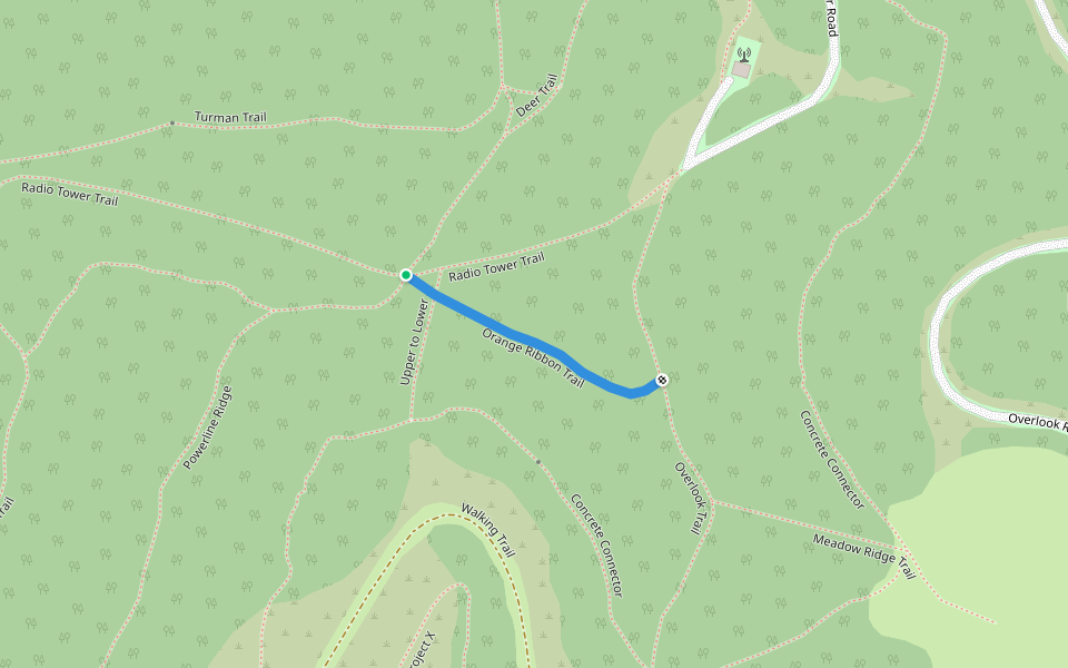 Orange Ribbon Trail in West Virginia | Walking Map