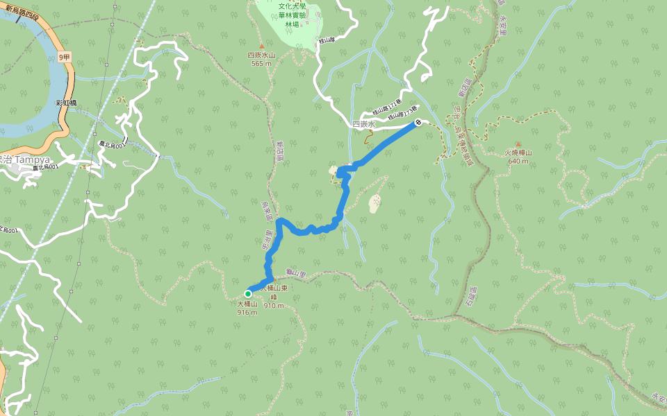 Datong Mountain Hiking Trail (Mount Gui) | Walking Map