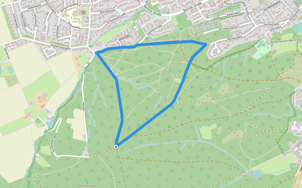 Stucken circular route A10 in Nordrhein-Westfalen | Walking Map