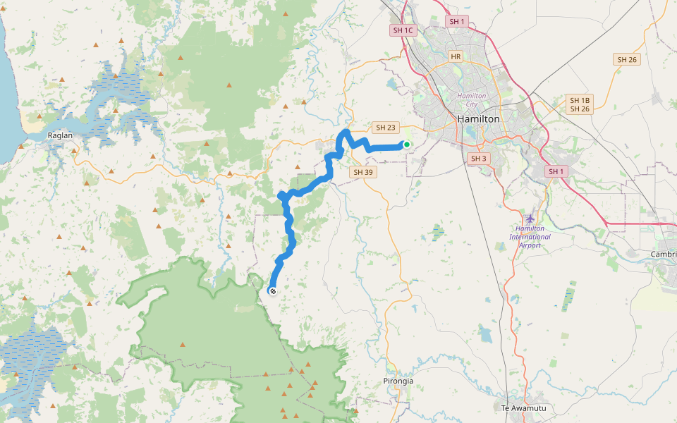 Te Araroa - 03 Waikato - f Waipa Walk in Waikato | Walking Map