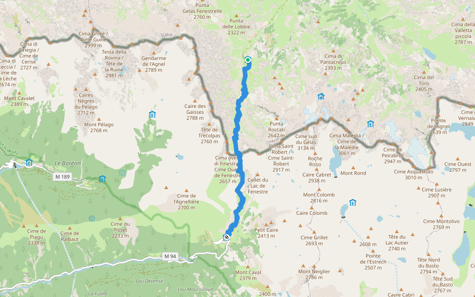 Via Alpina Red R144 | Walking Map