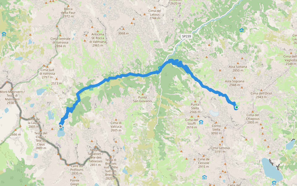 Via Alpina Red R142 | Walking Map