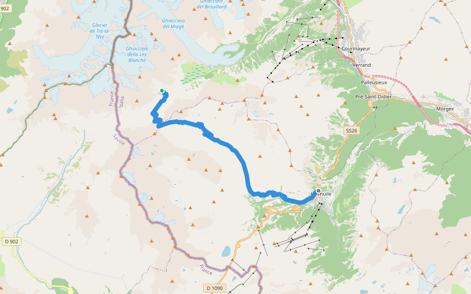 High Route no. 2 of the Aosta Valley - Stage 2 | Walking Map