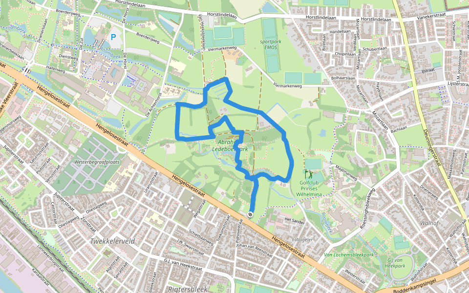 WNW Twente - Ledeboerpark - purple route Hiking - Enschede, Overijssel | Pacer