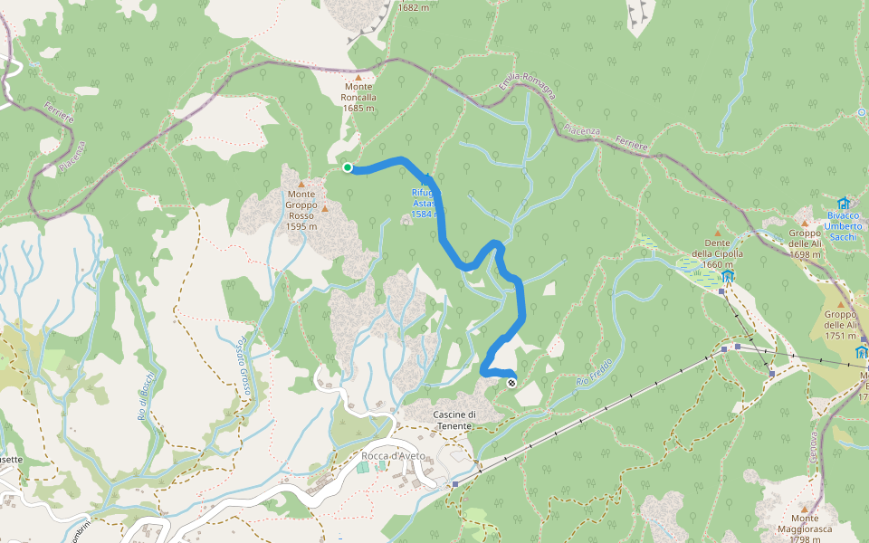 Routes Fie Rhombus/Yellow Circle - Astass Hut - Route 197 Walking And ...