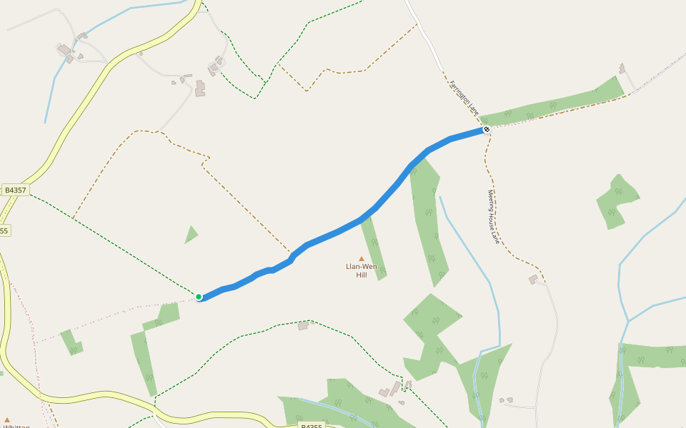 Llan-wen Hill | Walking Map