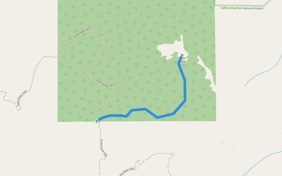 Tower Rock Trail Walking and Running - Randle, Washington | Pacer