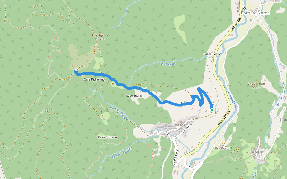 "Piani di Marta" path | Walking Map