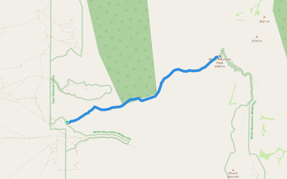 West Ridge Route Hiking Trail - Chalfant Valley, California | Pacer