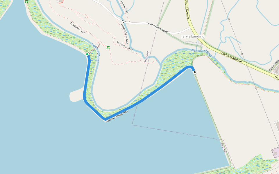 Newark Slough Trail in California | Walking Map