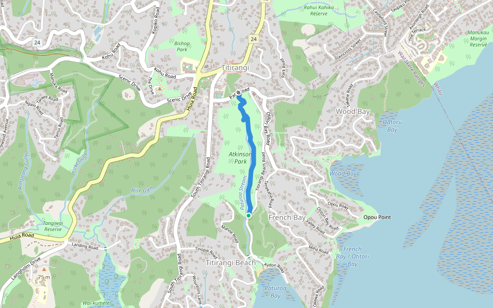 Zig-Zag Track in Auckland | Walking Map