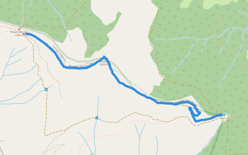 Mountain Trail Zip Line | Walking Map