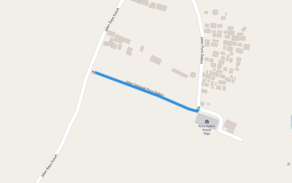 Jalan Setapak Pura Dalem | Walking Map