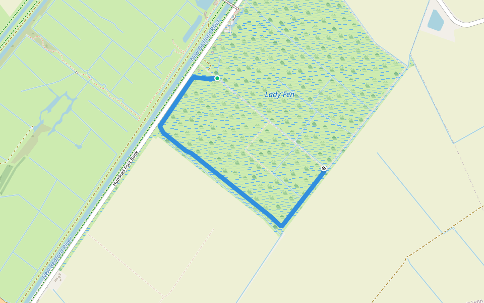 Lady Fen Loop | Walking Map