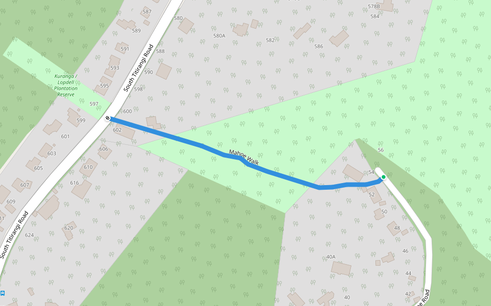 Mahoe Walk in Auckland | Walking Map