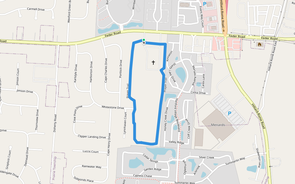 Prayer Trail in Ohio | Walking Map
