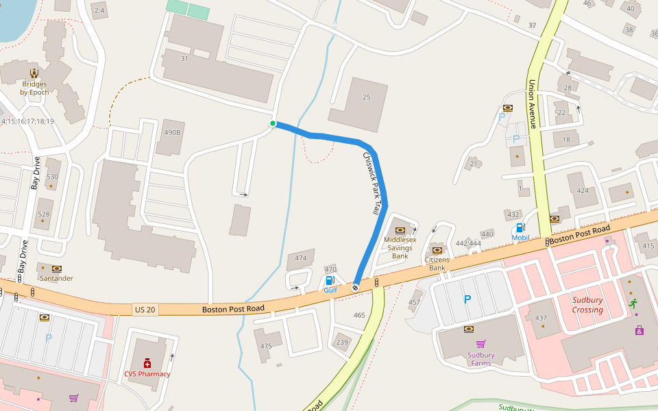 Chiswick Park Trail Walking and Running - Sudbury, Massachusetts | Pacer