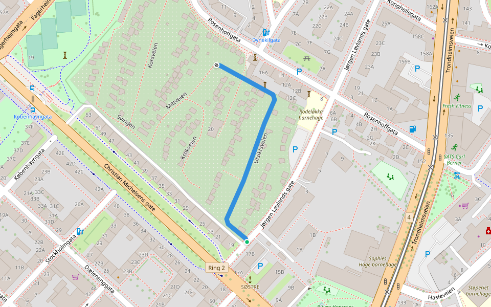 Utsiktsveien in Oslo | Walking Map