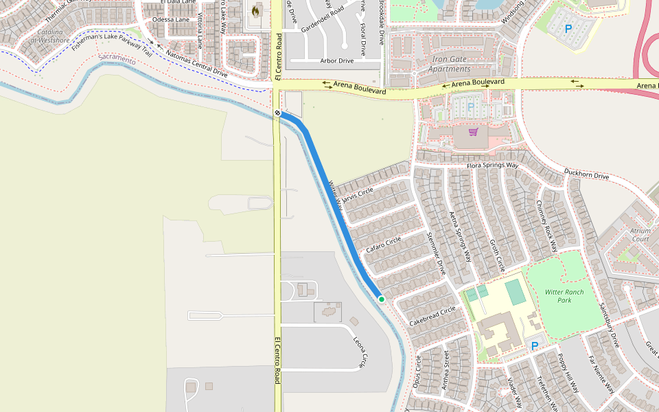 Witter Way in California | Walking Map