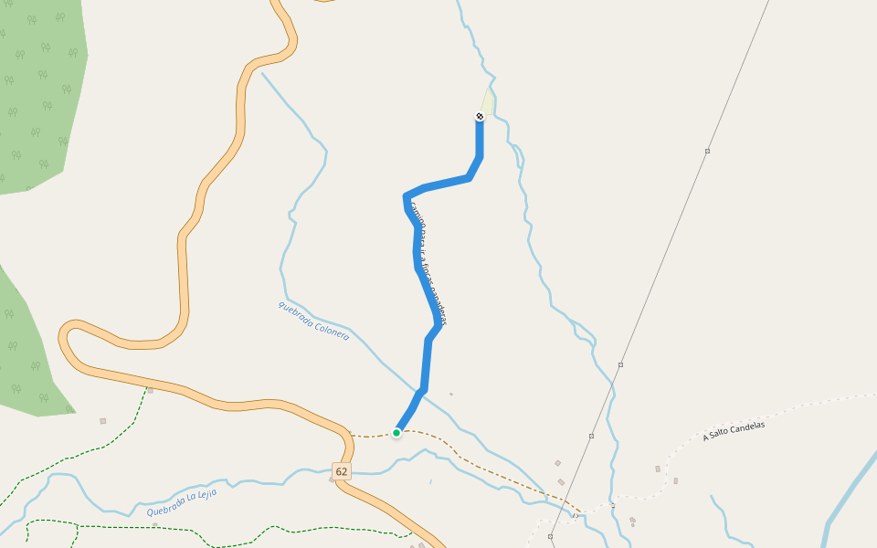Road to go to livestock farms | Walking Map