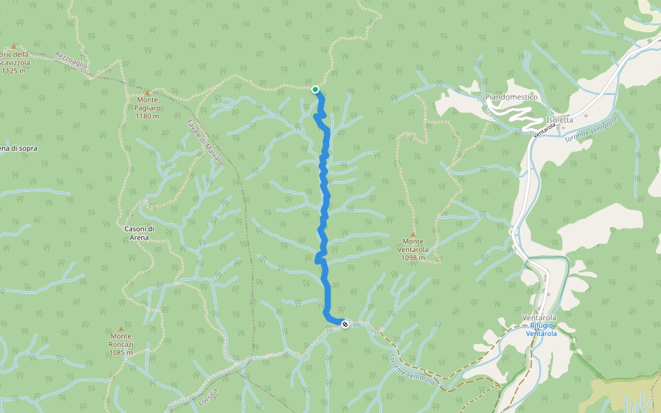 Ippo-Ciclovia Priosa - Ventarola Walking And Running Trail - Liguria ...