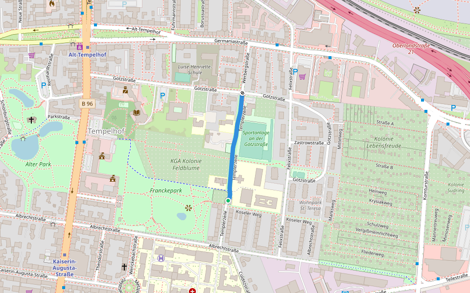 Templar Row Walking And Running Trail - Berlin | Pacer