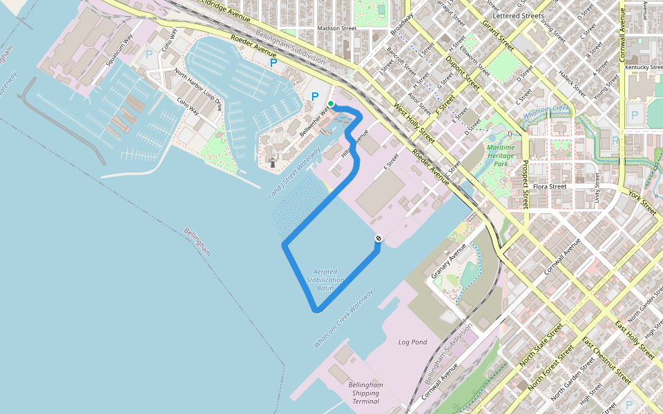 Aeration Stabilization Basin Trail Hiking - Bellingham, Washington | Pacer