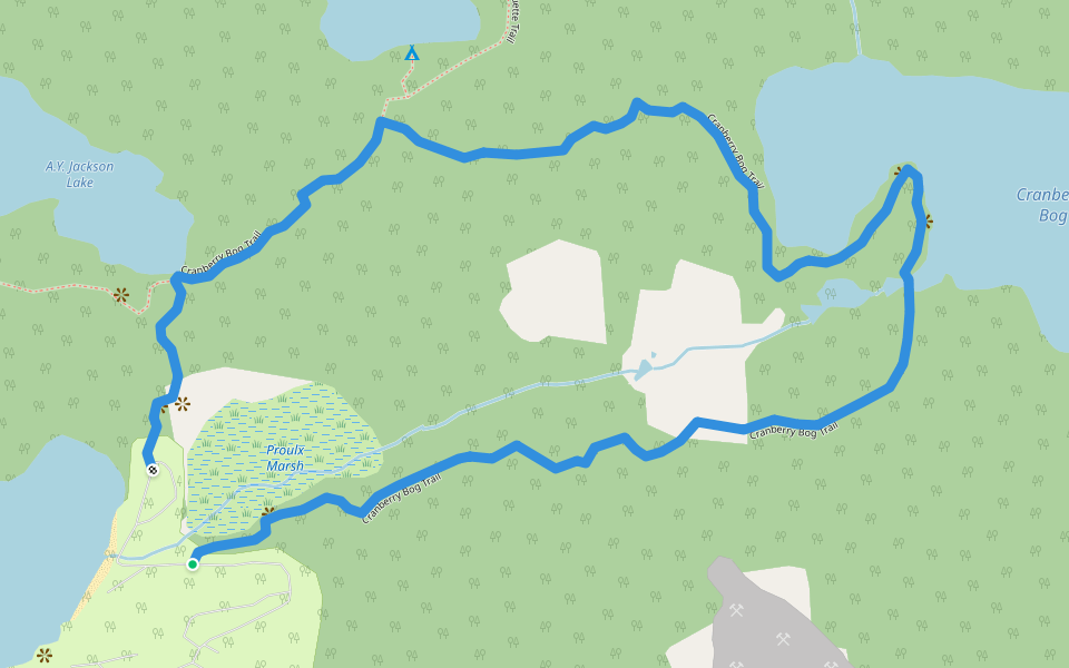 Cranberry Bog Trail in Ontario | Walking Map