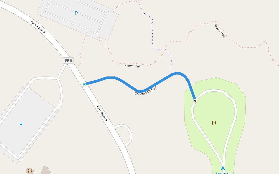 Sagebrush Trail in Texas | Walking Map