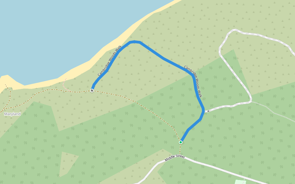 Cambridge Woods Walk | Walking Map
