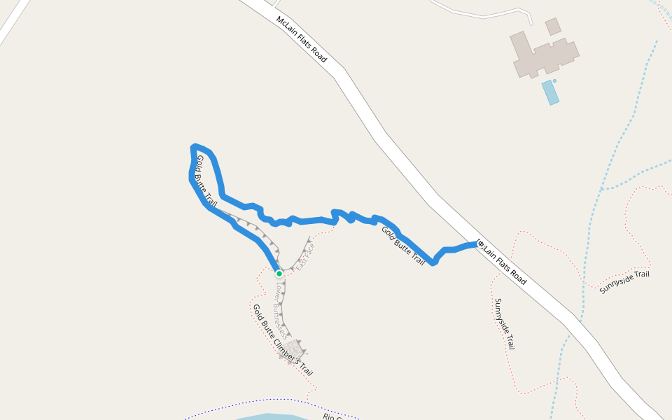 Gold Butte Trail in Colorado | Walking Map