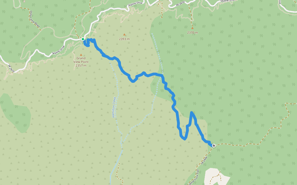 Seven Oaks Trail in California | Walking Map