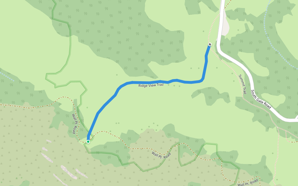 Ridge View Trail in California | Walking Map