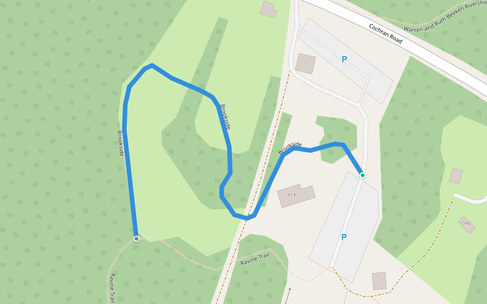 Brookside in Vermont | Walking Map