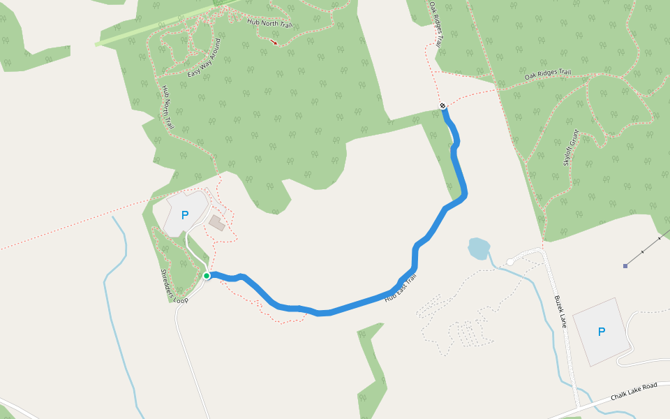 Hub East Trail in Ontario | Walking Map