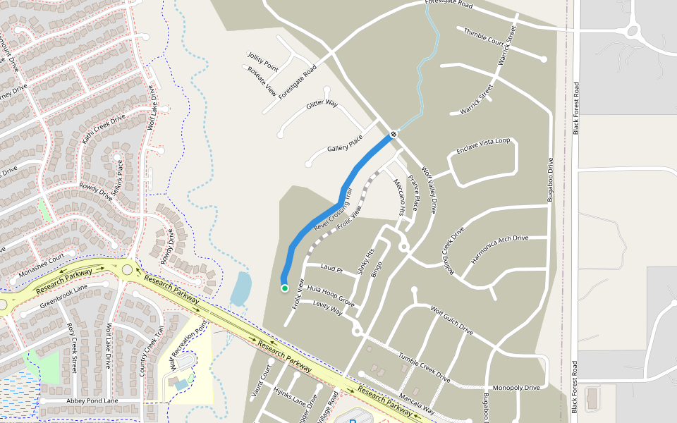 Revel Crossing Trail Walking and Running - Colorado Springs, Colorado ...