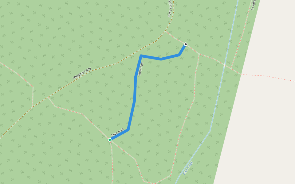 Lake trail in Victoria | Walking Map