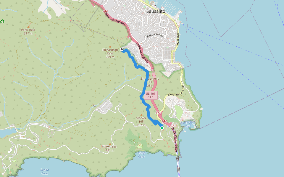 SCA Trail in California | Walking Map