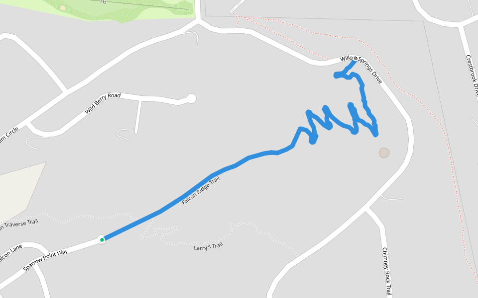 Falcon Ridge Trail in Colorado | Walking Map